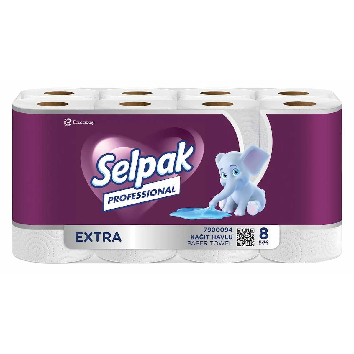 Selpak Professional Extra Havlu 8li - bassutem.com.tr